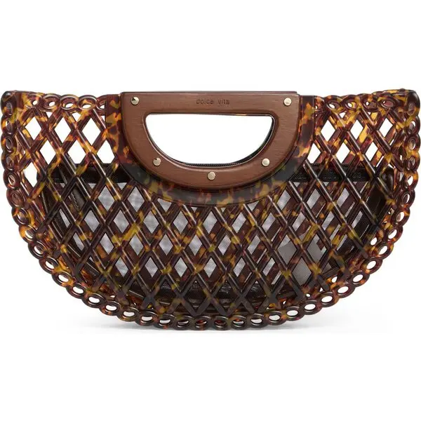 Dolce Vita Solandra Jelly Clutch - Tortoise