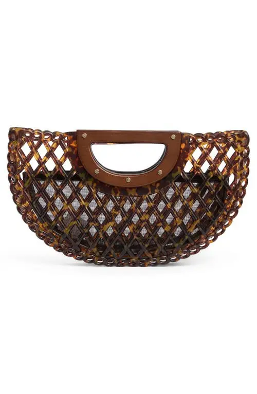 Dolce Vita Solandra Jelly Clutch - Tortoise