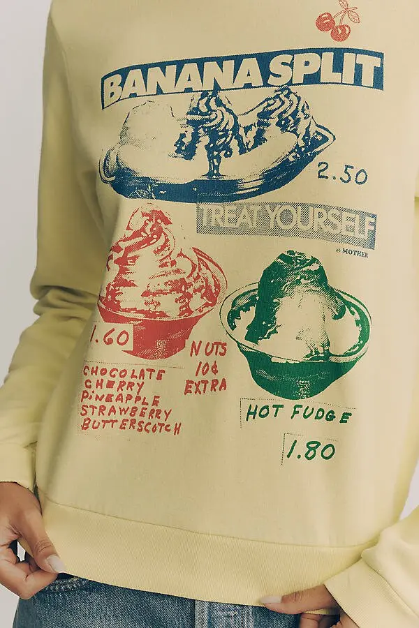 MOTHER The Camper Pullover - Banana Split