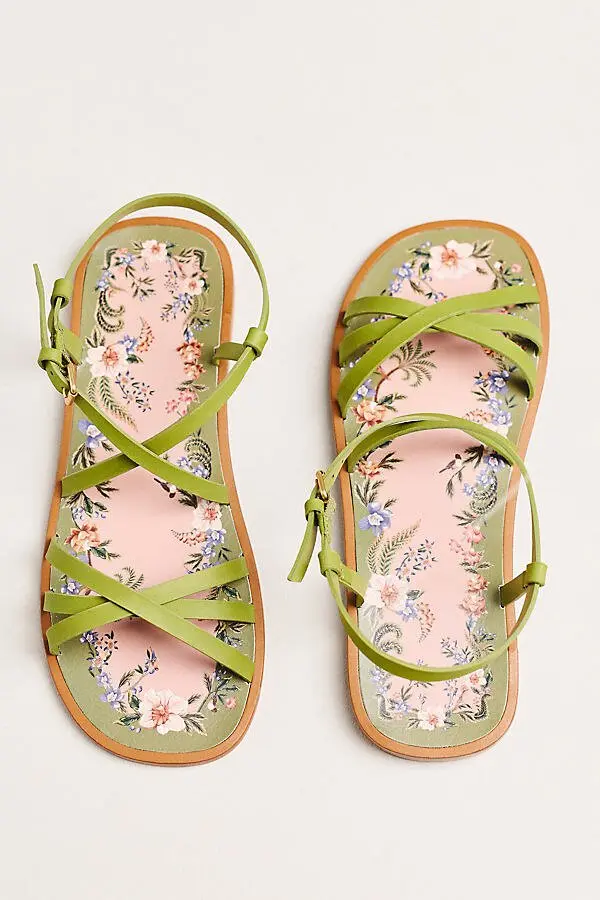 Farm Rio Strappy Sandals