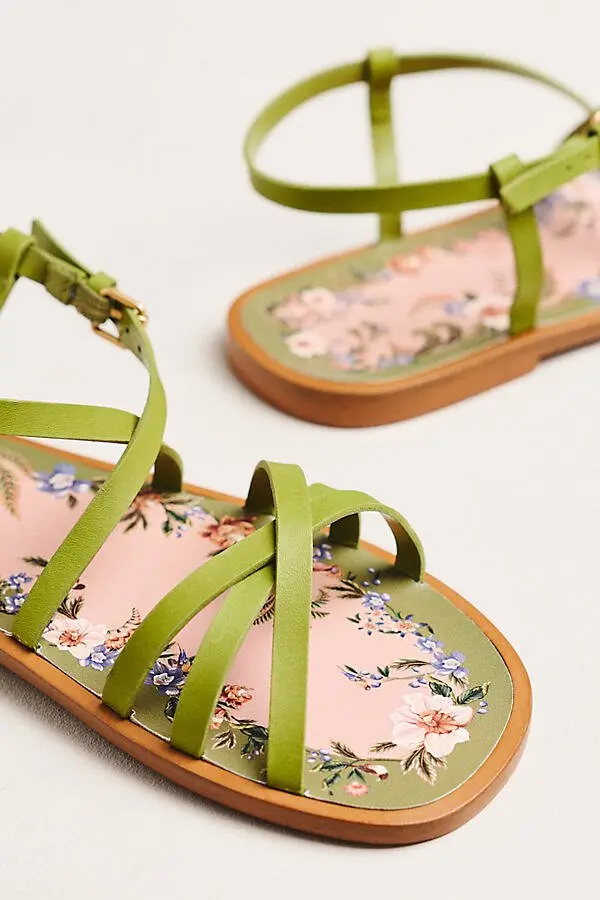 Farm Rio Strappy Sandals
