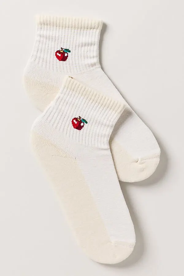 AMERICAN TRENCH Striped Icon Crew Socks - Neutral