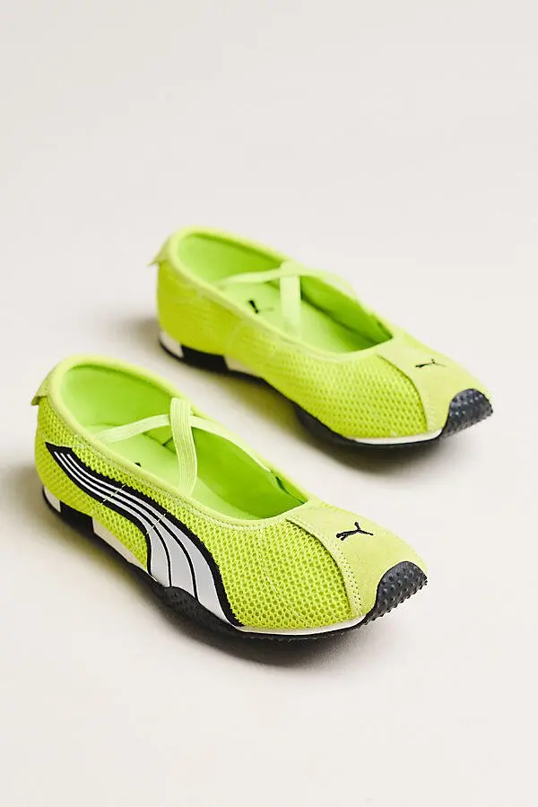 PUMA H-street Ballet Slip-on Sneakers - Lime Smash / Silver