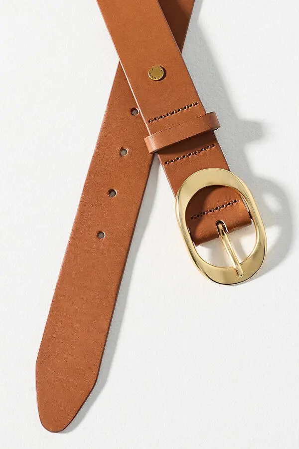 Rag & Bone Vera Leather Belt - Tan