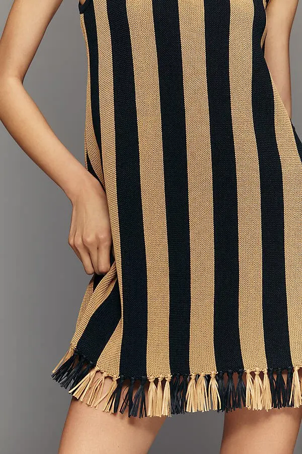 SIMONMILLER Moji Stripe Sleeveless Dress