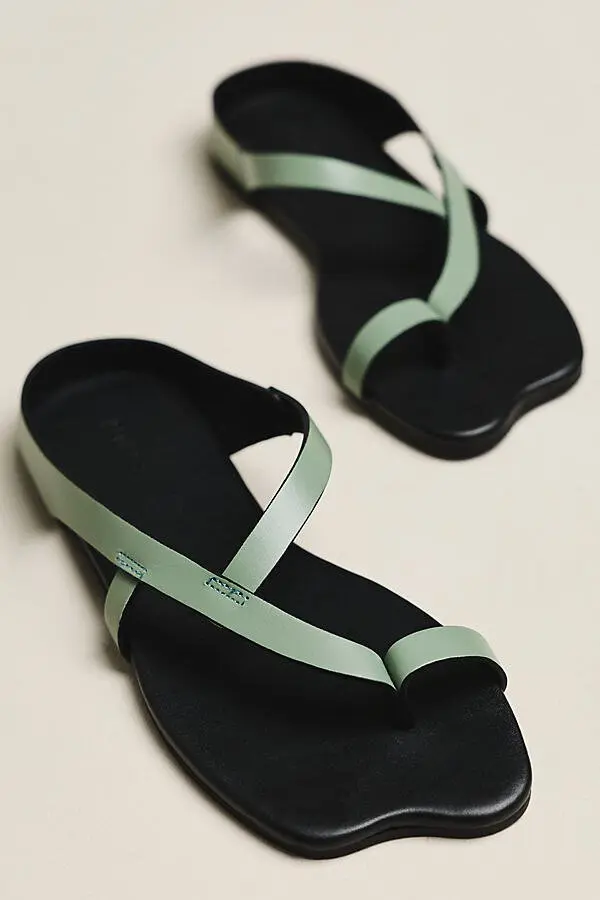 ALOHAS Dawn Toe-loop Slides - Green