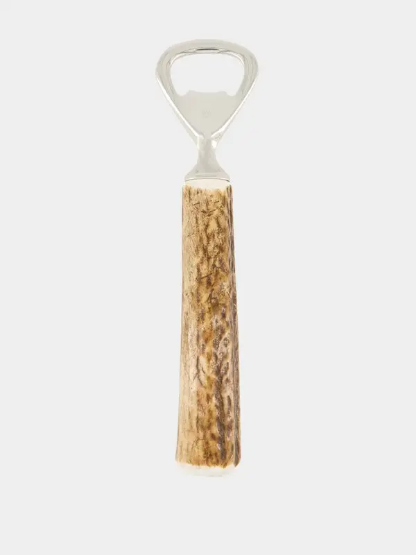 LORENZI MILANO Stag Antler Bottle Opener - Beige