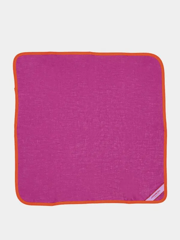 La DoubleJ Set Of 2 Large Napkins - Pink