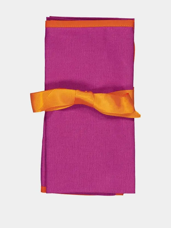 La DoubleJ Set Of 2 Large Napkins - Pink