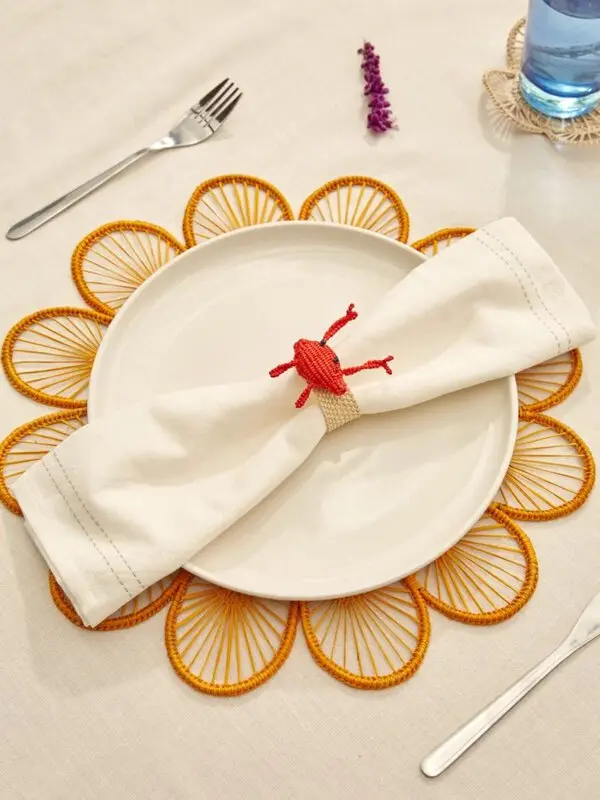 Coro Cora Crabby Napkin Ring