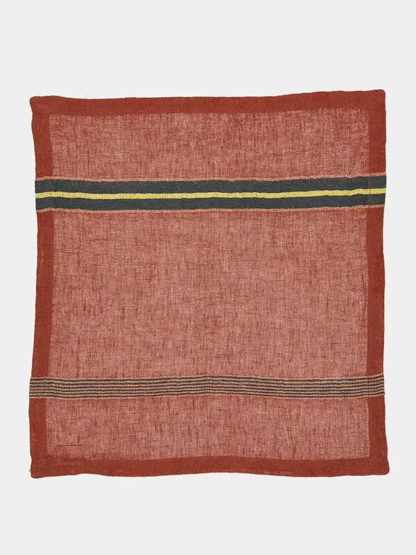 Libeco Banff Linen Napkin - Red