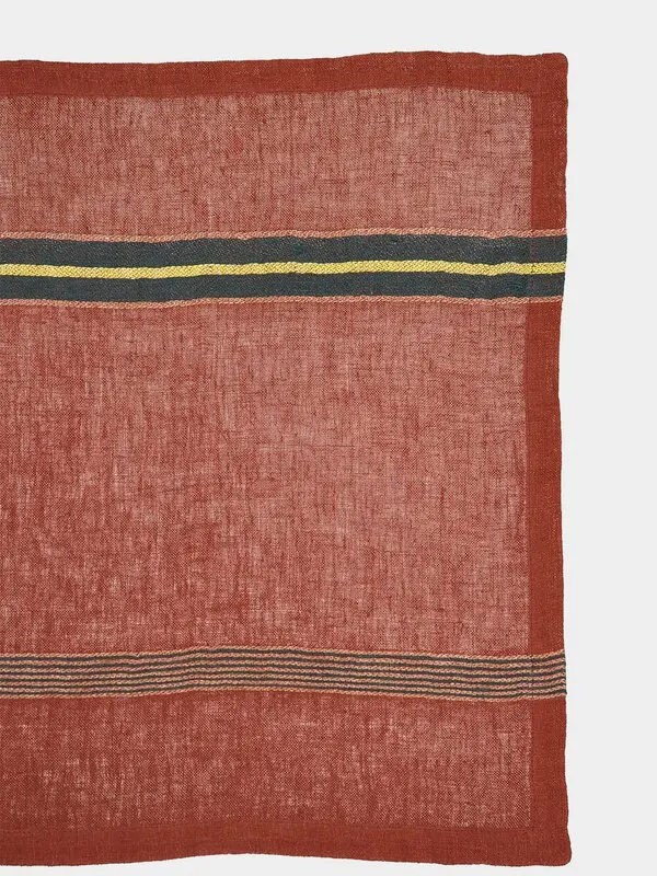 Libeco Banff Linen Napkin - Red