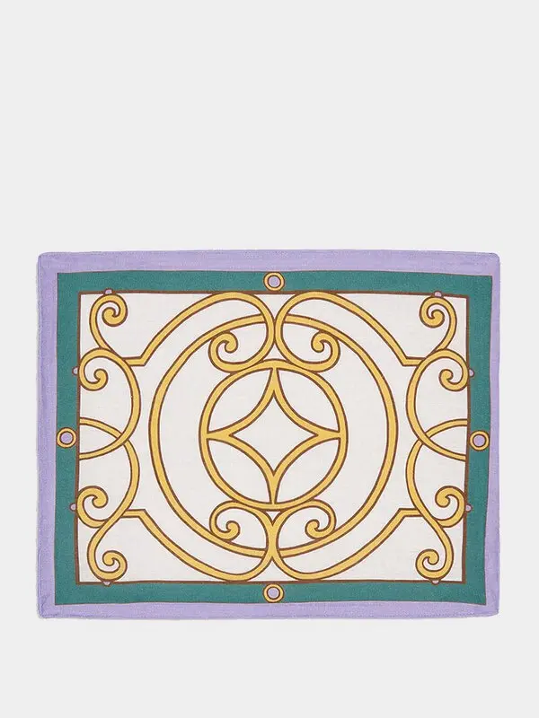 La DoubleJ Set Of 2 Cortile Ivory Linen Placemats