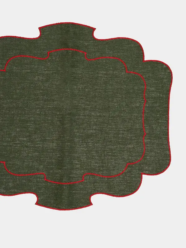 LA GALLINA MATTA Scallop Placemat