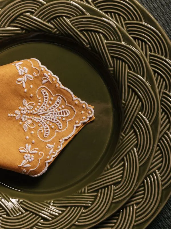 HOUSE OF CAPRICORN Santana Cotton Napkin - Yellow