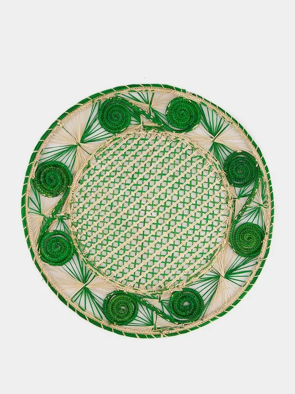 Coro Cora Caracol Placemat - Green