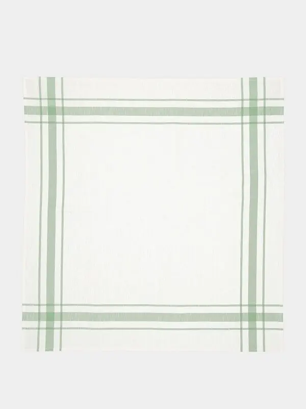 Libeco Green Camaret Tea-towel