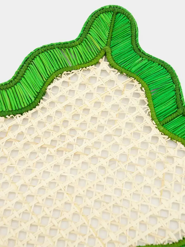 Coro Cora Rectangular Iraca Palm Placemat