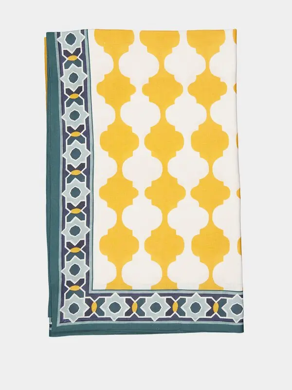 La DoubleJ Plaza Medium Tablecloth - Yellow