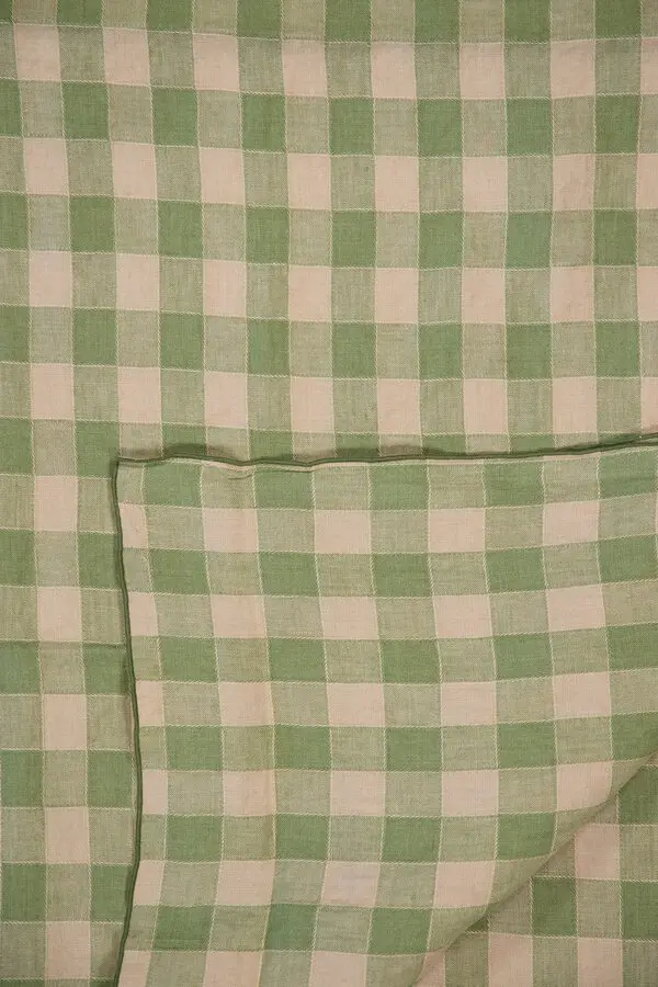 Maison De Vacances Bourdon Vintage Vichy Tablecloth - Green