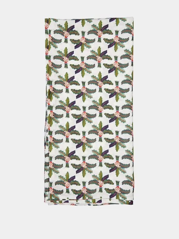 La DoubleJ Linen Palms Tablecloth