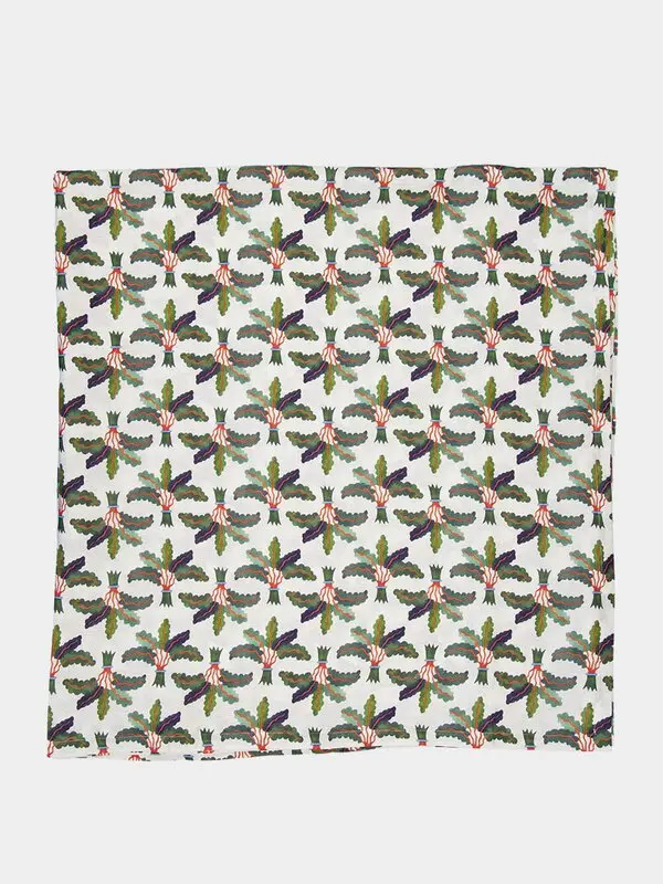 La DoubleJ Linen Palms Tablecloth