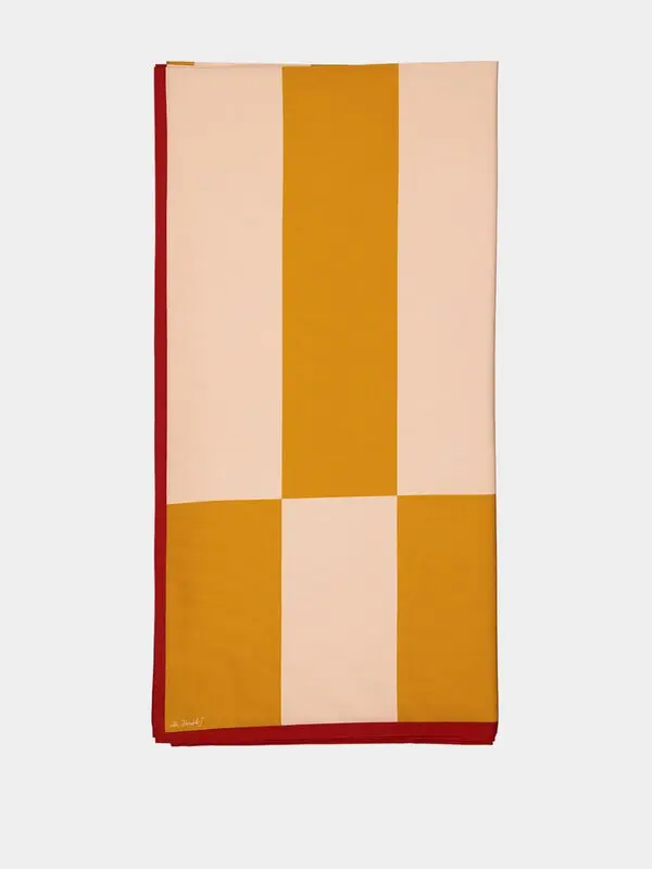 La DoubleJ Contrada Panama Large Tablecloth - Orange