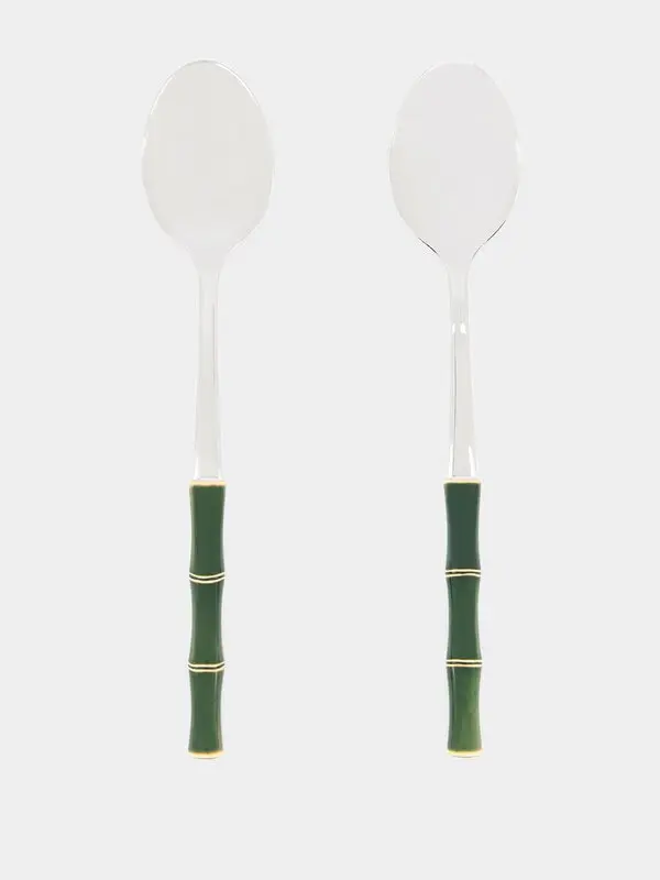 NEVA Bamboo Salad Set - Silver