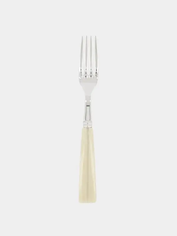 Sabre Paris Natura Faux Horn Dinner Fork - Silver