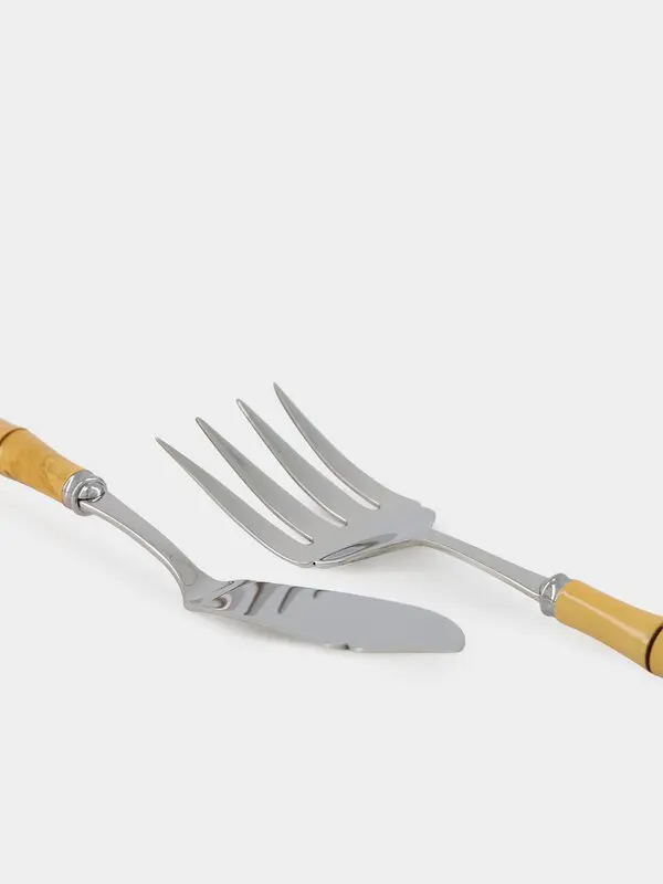 CAPDECO Byblos Bamboo Fish Servers