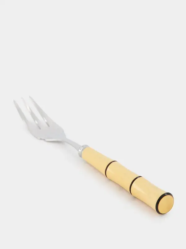 CAPDECO Byblos Bamboo Fish Fork - Silver