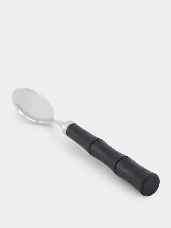 CAPDECO Byblos Bamboo Black Demitasse Spoon