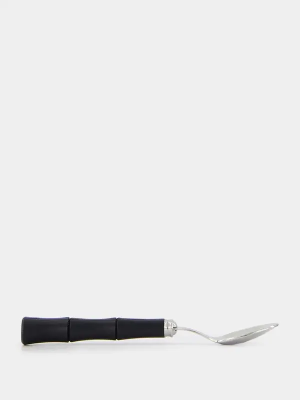 CAPDECO Byblos Bamboo Black Demitasse Spoon