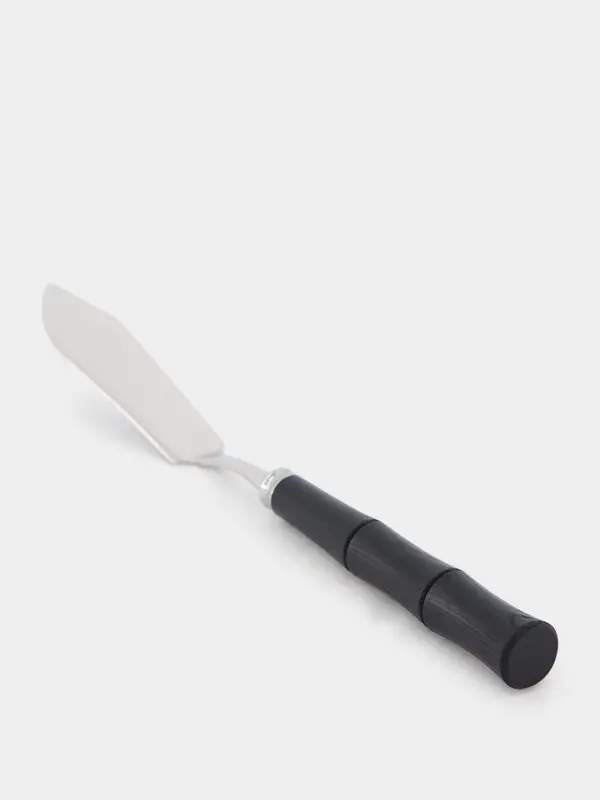 CAPDECO Byblos Bamboo Black Fish Knife