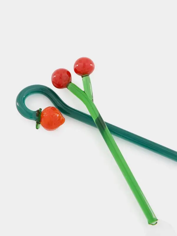 ICHENDORF MILANO Cherries And Strawberry Spoons Set Of 2