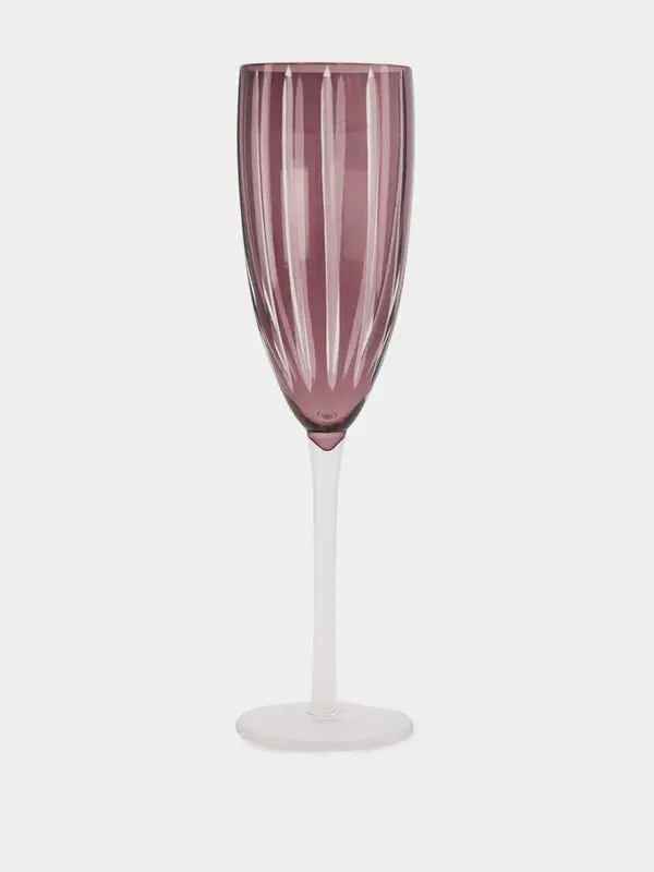 POLSPOTTEN Set Of 6 Champagne Cuttings Glasses