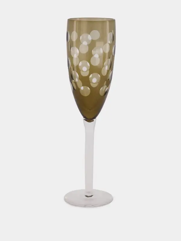 POLSPOTTEN Set Of 6 Champagne Cuttings Glasses