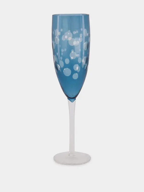 POLSPOTTEN Set Of 6 Champagne Cuttings Glasses