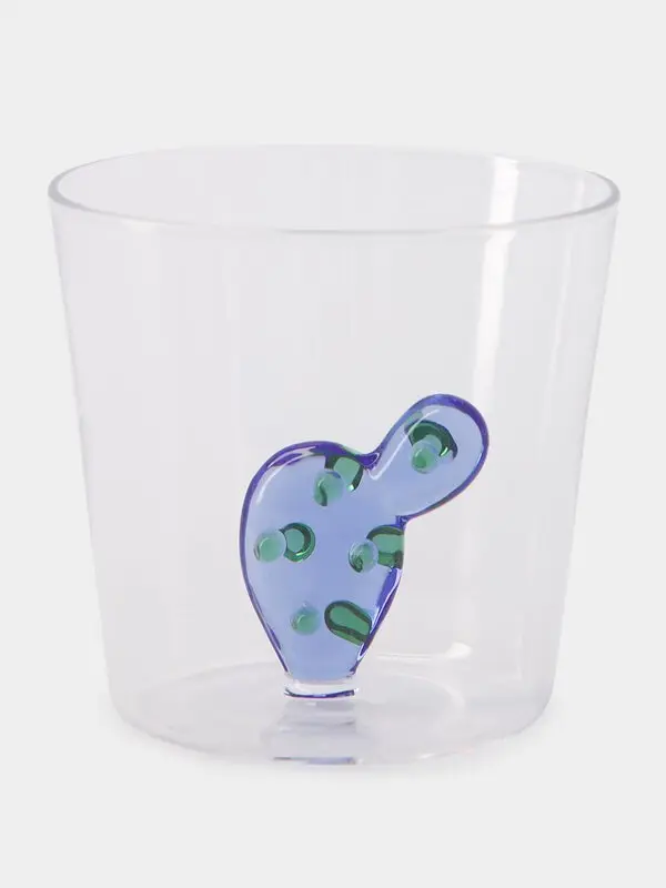 ICHENDORF MILANO Cactus Tumbler Glass - Blue