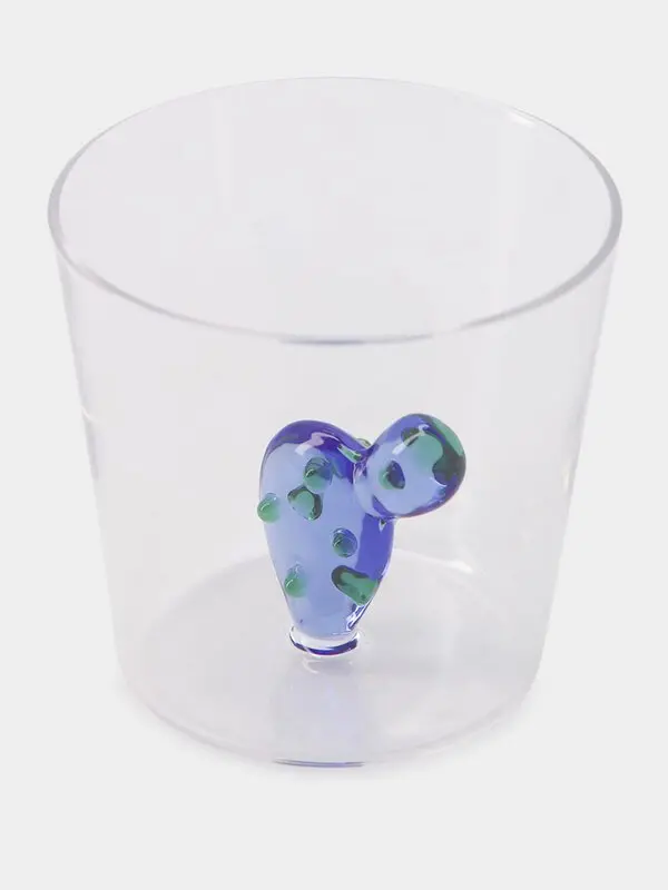 ICHENDORF MILANO Cactus Tumbler Glass - Blue
