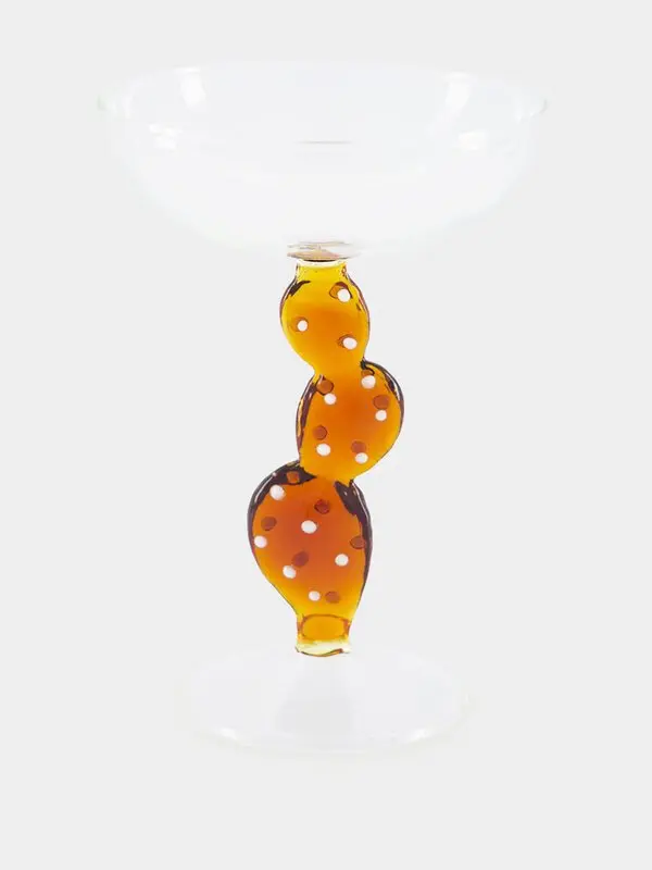 ICHENDORF MILANO Cactus Champagne Glass - Orange