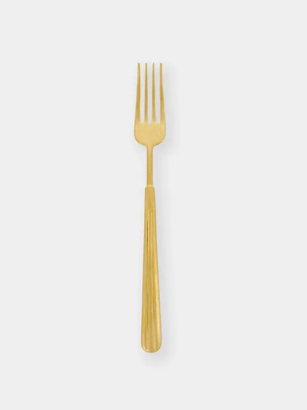 HOUSE OF CAPRICORN Castro Stainless Steel 18/10 Dinner Fork - Gold