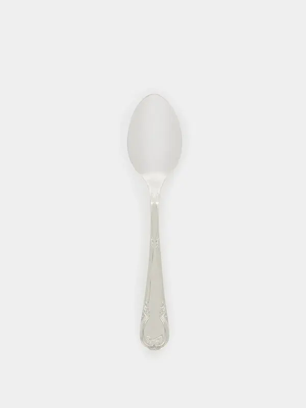 HOUSE OF CAPRICORN Corte Real Dessert Spoon - Silver