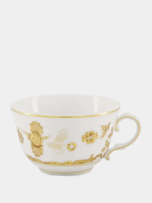 GINORI 1735 Oriente Italiano Aurum Tea Cup - White