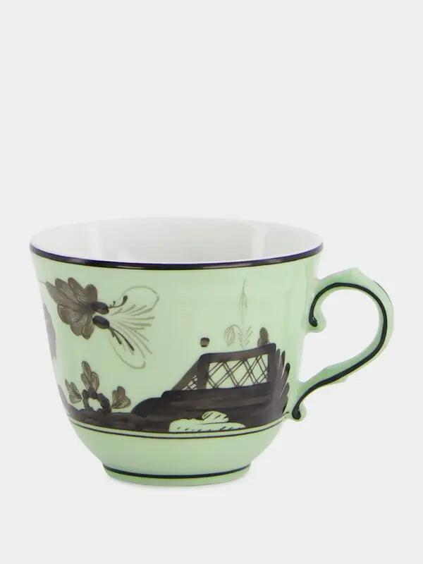 GINORI 1735 Oriente Italiano Espresso Cup - Green
