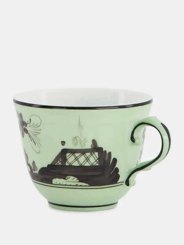 GINORI 1735 Oriente Italiano Espresso Cup - Green