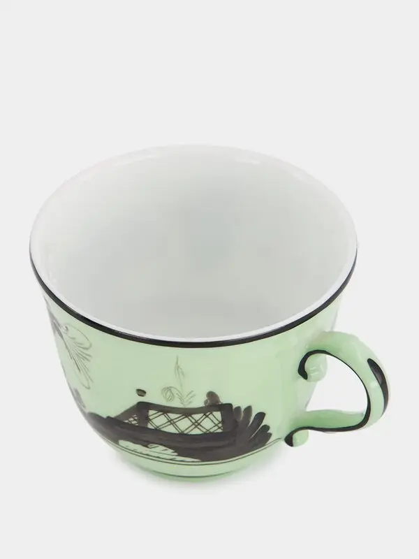 GINORI 1735 Oriente Italiano Espresso Cup - Green