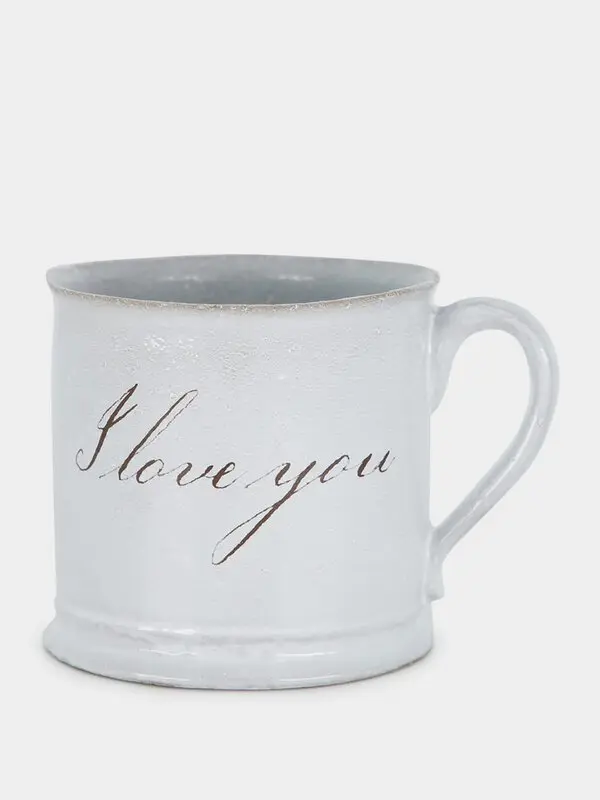 ASTIER DE VILLATTE I Love You Mug - White