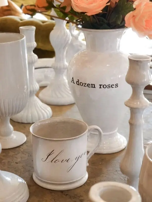 ASTIER DE VILLATTE I Love You Mug - White
