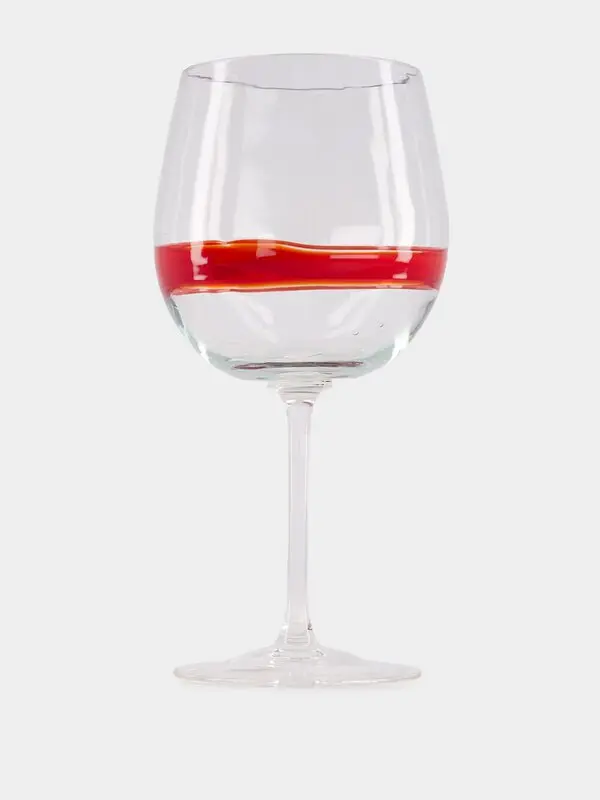 VETRERIA MURANO Stripe Design Wine Glass